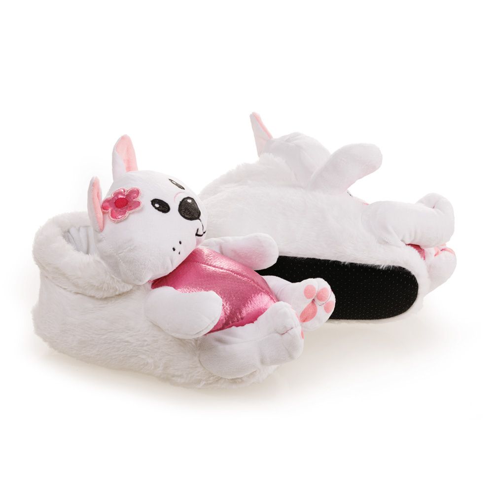 Pantufa 3D Urso Branco - pantufas